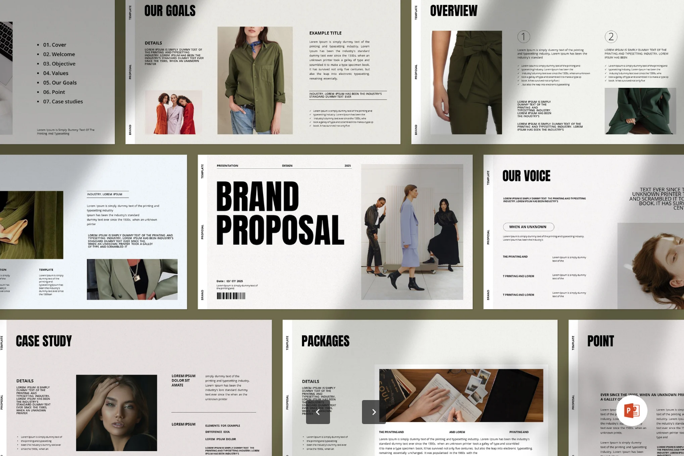 高端品牌提案PPT模板下载 | 企业策划方案动态演示幻灯片设计 – 可编辑Brand Proposal _ 果觅网（gooodme）